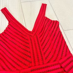 Express | Dresses | Express Red Partydate Dress Size 4 | Poshmark